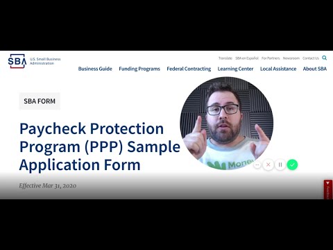 Paycheck Protection Program Sample Loan Application STEP BY STEP (FULL WALKTHROUGH)