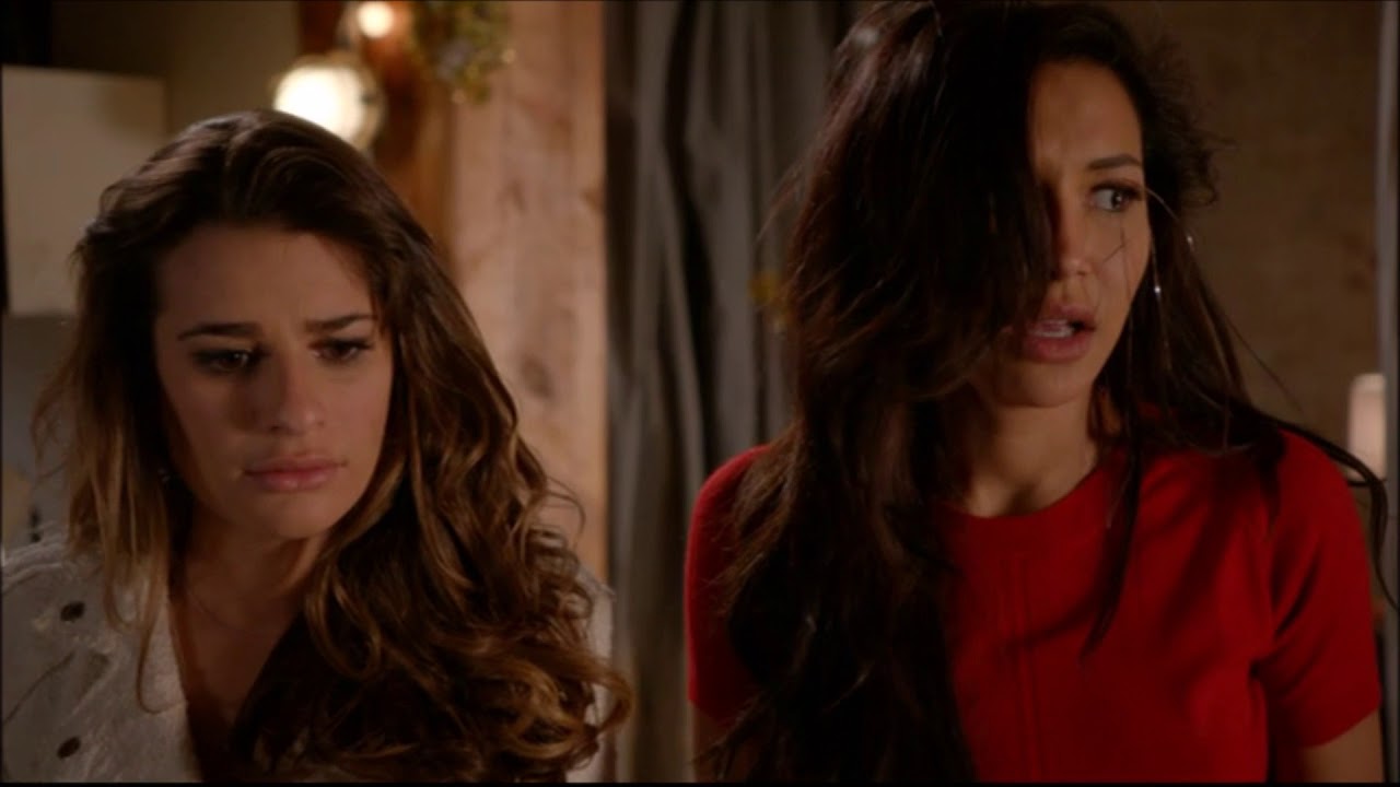 Glee - Kurt, Rachel and Santana Get Robbed 5x08