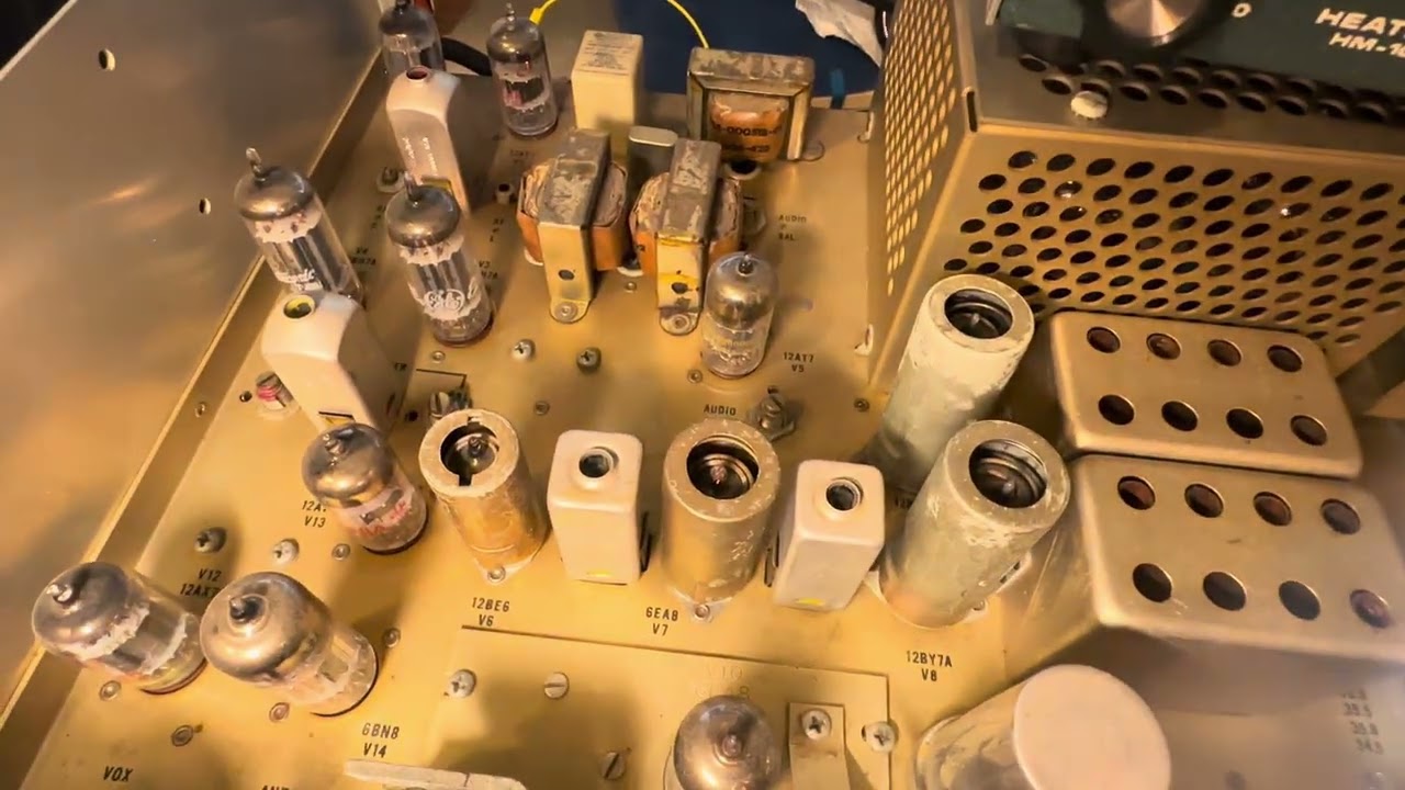 Hallicrafters HT-44 transmitter from eBay. Bands 80 & 40 work. 20m weak. 15m & 10m basket case.AM OK