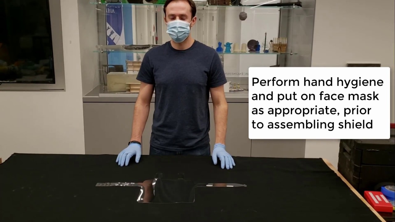 Columbia Engineering FaceShieldOne Instructional Video