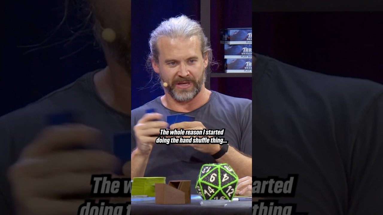 Brian Kibler Explains Why He Flicks Magic Cards #mtg #mtgcommander