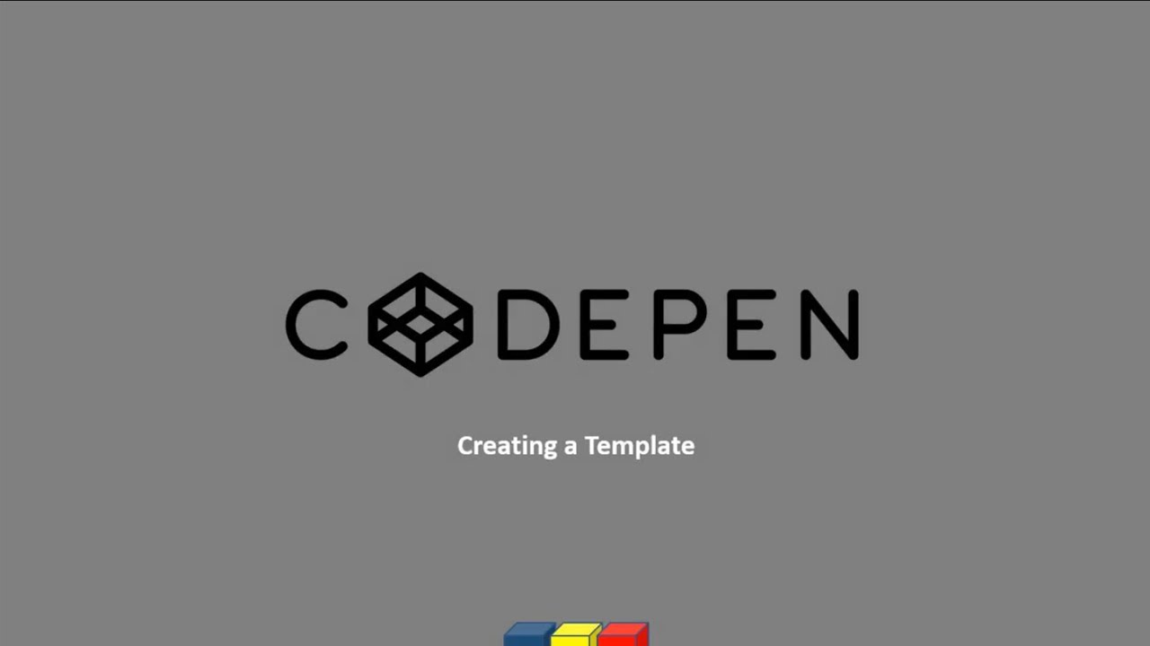 Codepen - Creating Templates
