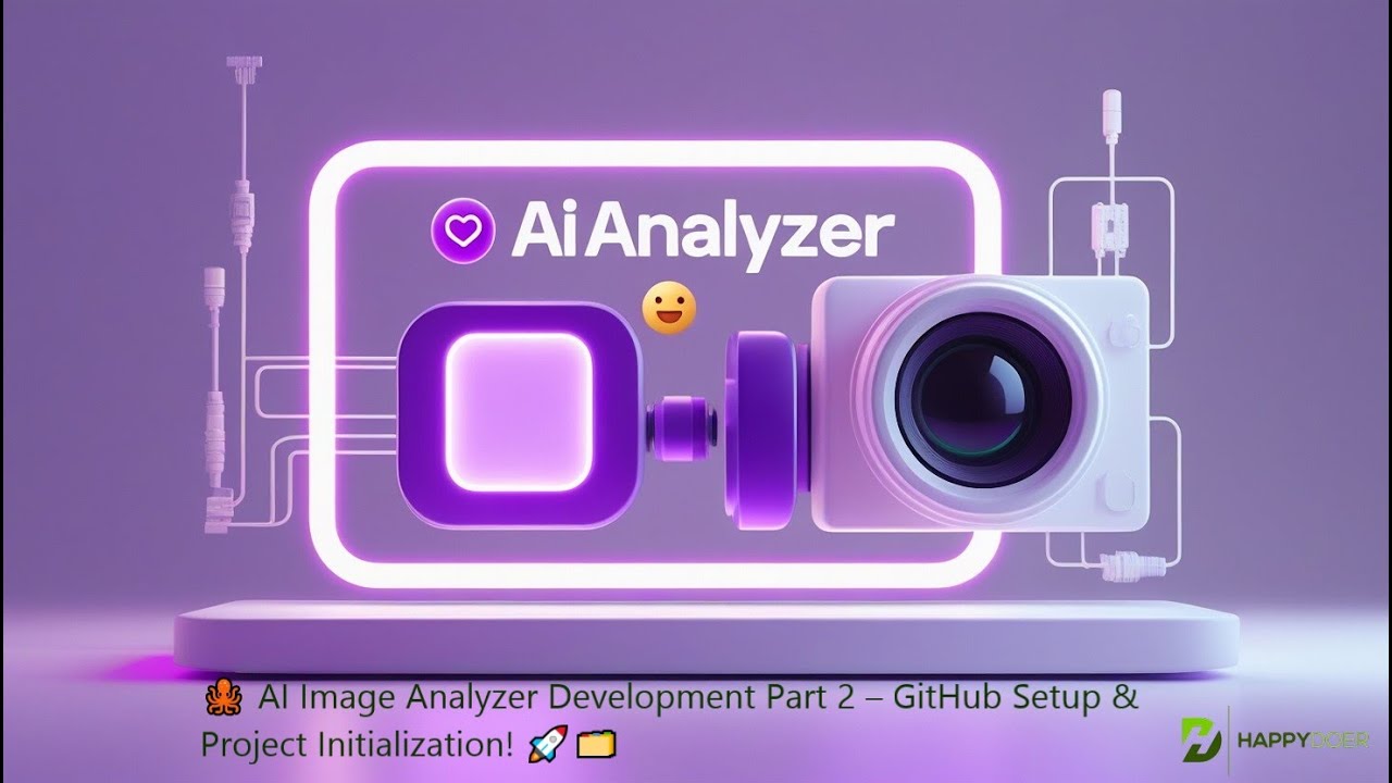 🐙 AI Image Analyzer Development Part 2 – GitHub Setup & Project Initialization! 🚀🗂️