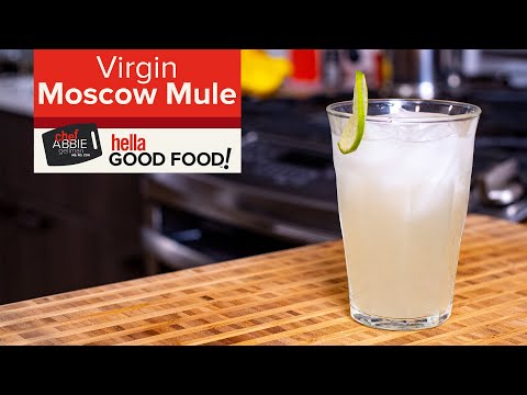 Super REFRESHING Virgin Moscow Mule - EASY Mocktail Recipes