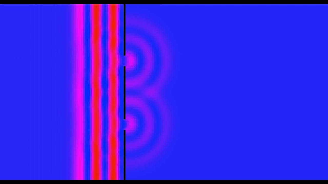 Double slit experiment in python