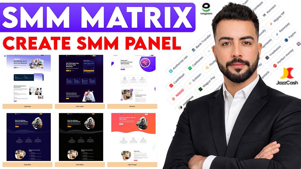 SMM Matrix Script Full Review | Create Your Own SMM Panel (Admin Panel + 6 Themes)