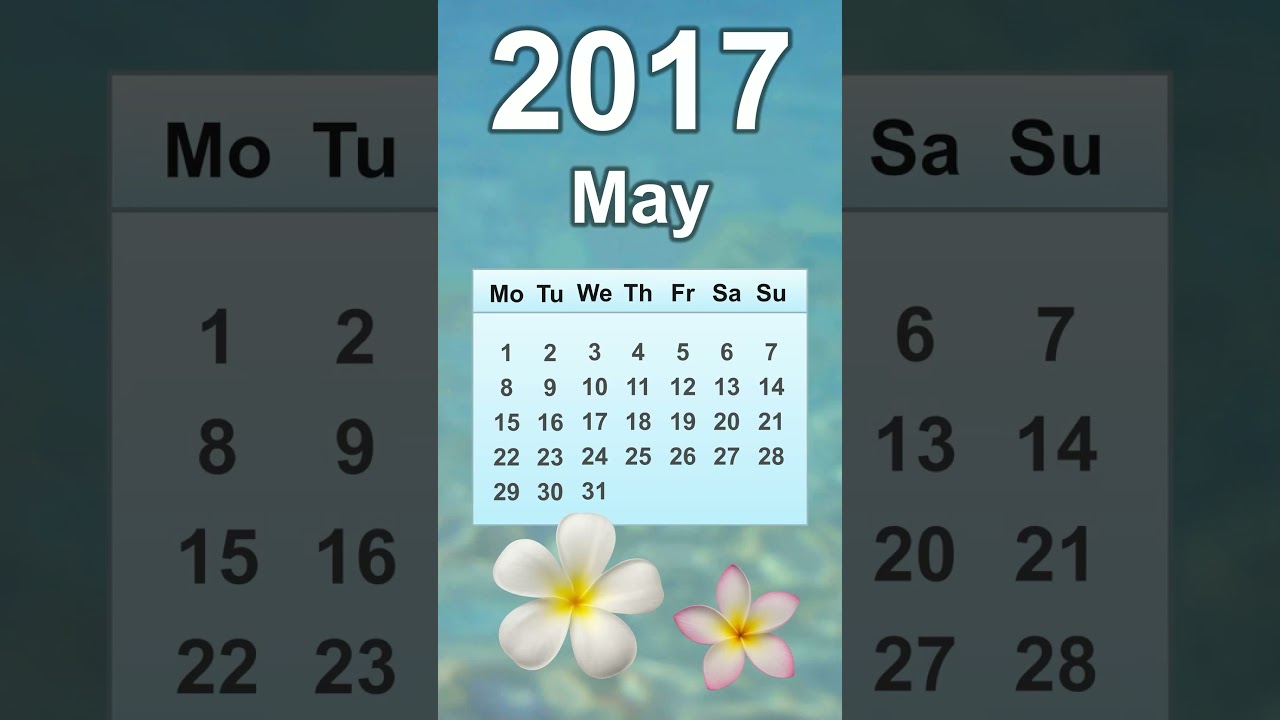 May 2017 Calendar