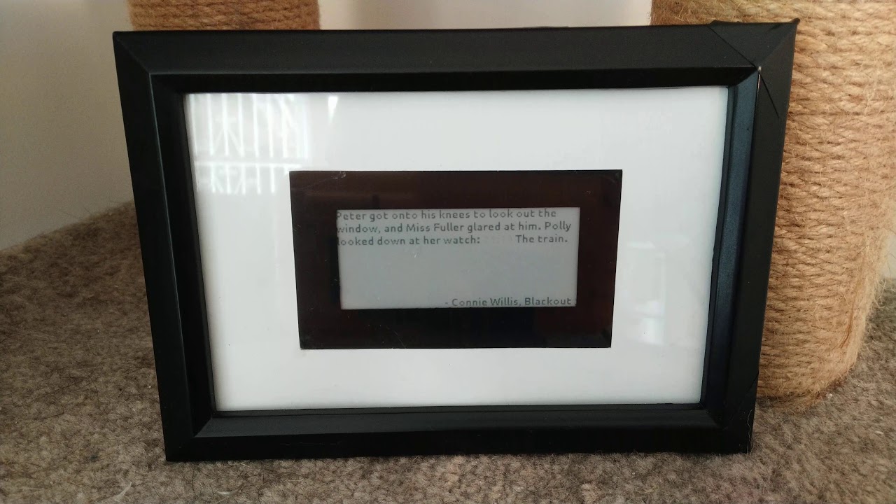 ePaper Clock Refresh