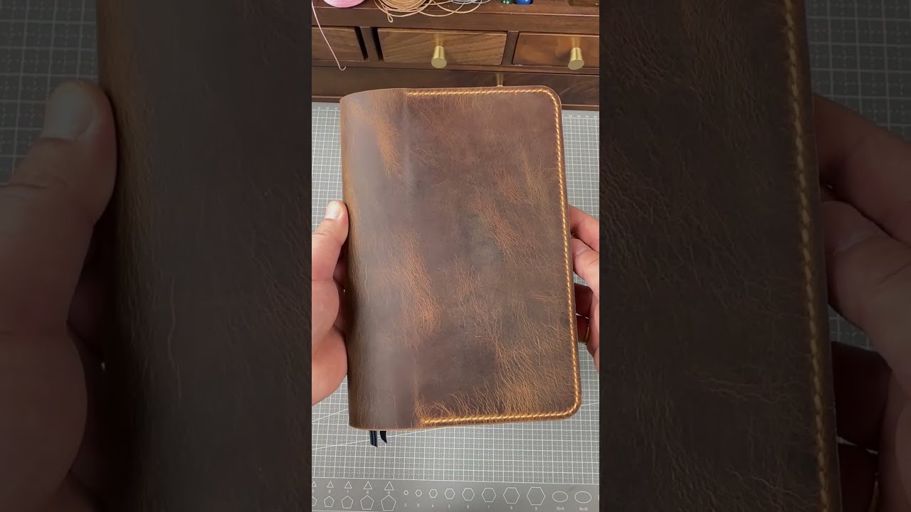 Handcrafted Leather Cover for #leuchtturm1917  A5 – The Perfect #leathernotebook  #giftideas