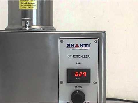 Lab Spheronizer - Shakti SAC-48 Lab Spheronizer Machine Manufacturer ...