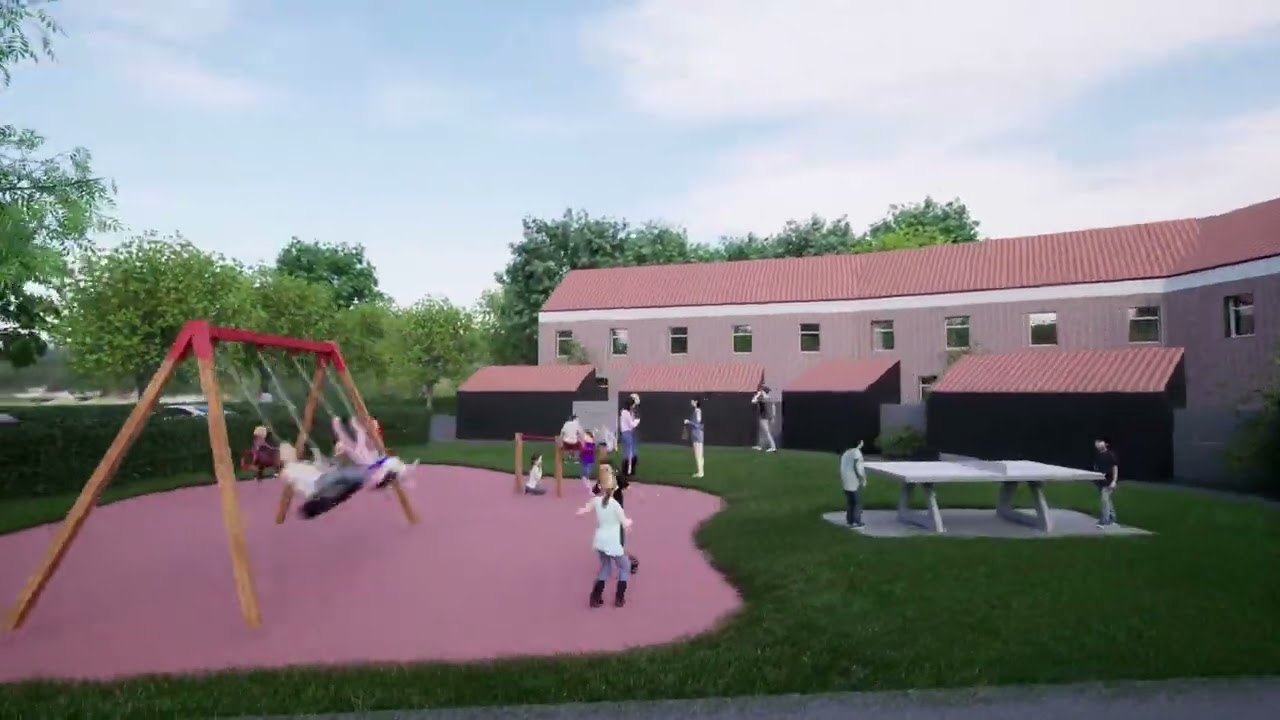 Small and compact playground for the residental area | Lars Laj Playgrounds