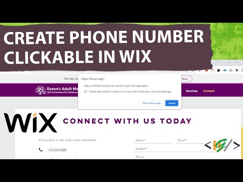 How to Create Phone Number Clickable in Wix Site | Wix Website Builder