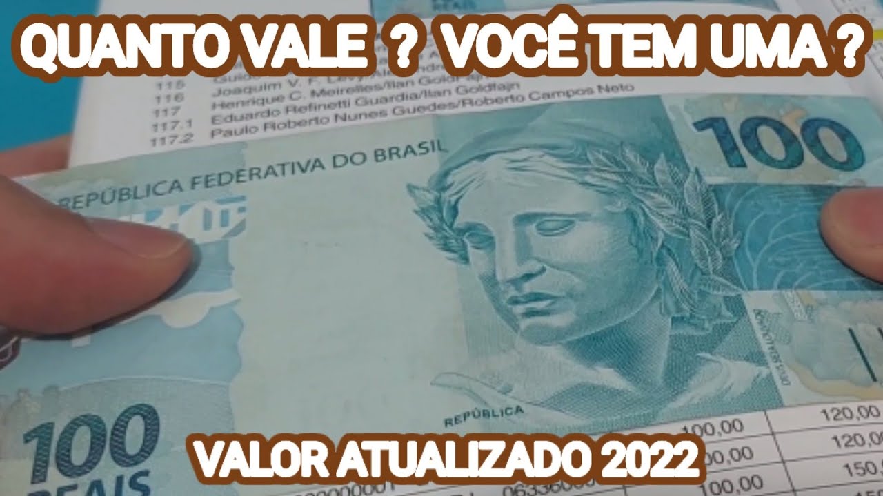 Colecionadores pagam R$400 por esta nota de R$100