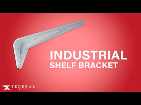 Industrial Shelf Bracket: Wall-Mount Your Shelving with Peace of Mind!