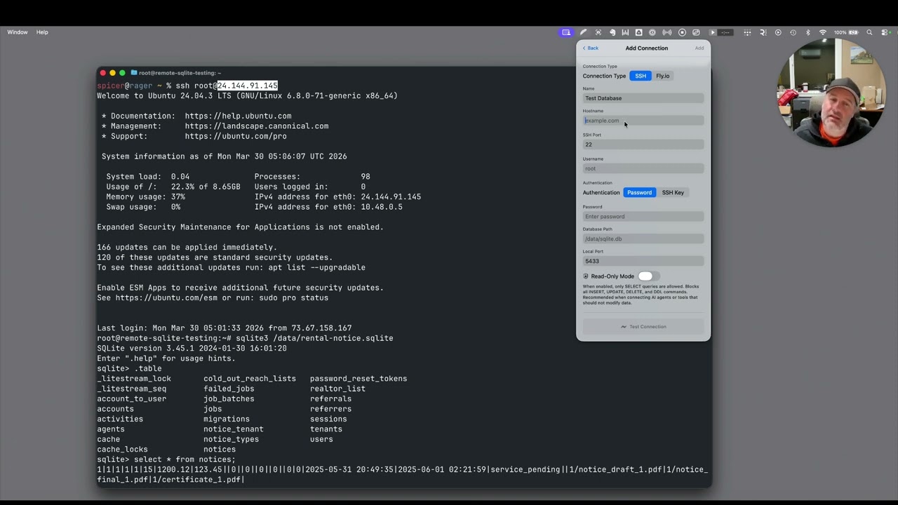 Accessing Remote SQLite Databases Locally With TablePlus