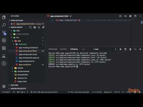 Learn Modern Web Design Patterns in Angular 8 Introduction to Components | packtpub com - Mind ...