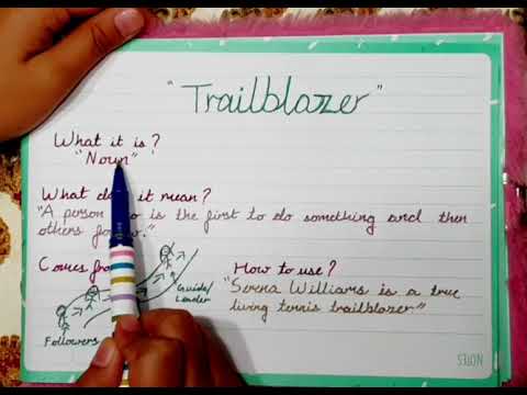 How to say Trailblazer: pronunciation in British English