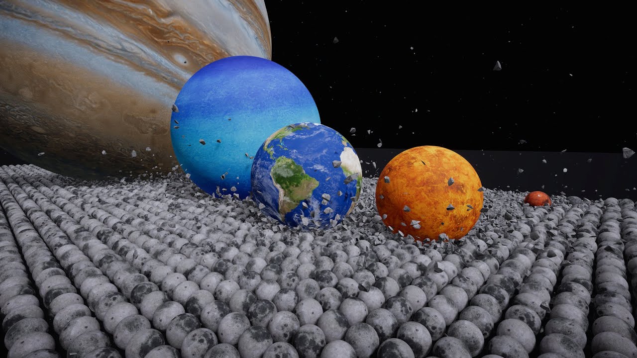 How Many Moons Can a Planet Destroy? | Planet comparison