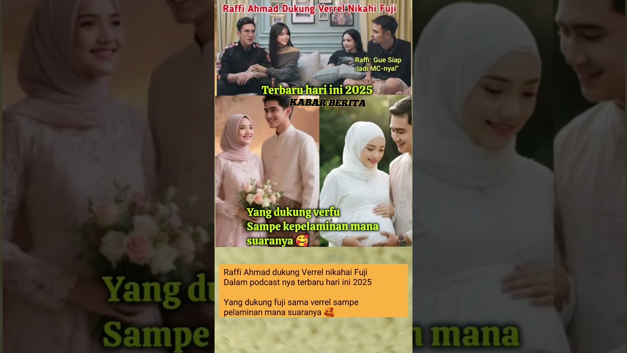 MENGEJUTKAN‼️rafi Ahmad siap jadi mc di pernikahan verrel bramasta dan fuji #viralvideo #trending