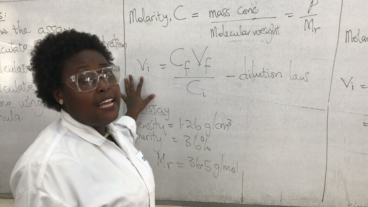 PREPARATION OF SOLUTIONS FROM STOCK SOLUTIONS