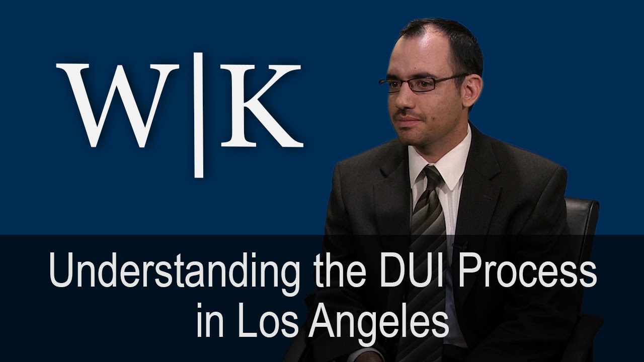The DUI Process in Los Angeles