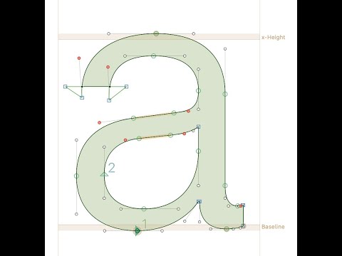 Font Design speedrun: Lowercase a