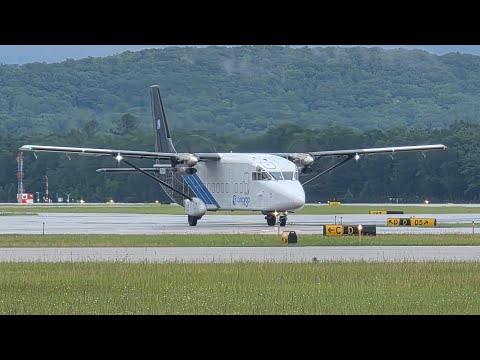 Netcargo 1470 departing TVC Cherry Capitol Airport in Traverse City MI 6/21/25