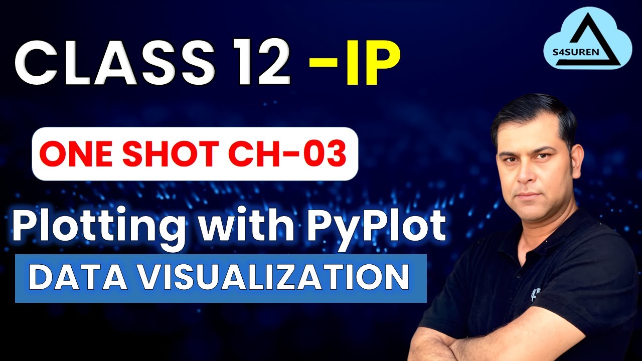 One Shot Video | Ch-3 Plotting with PyPlot | Data Visualization | Class 12 Informatics Practices
