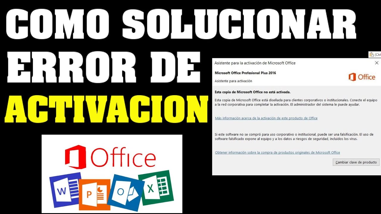 ACTIVATE OFFICE 2024, 2021, 2019, 2016, 2013 and Microsoft 365. EASY - ACTIVATION ERROR SOLUTION