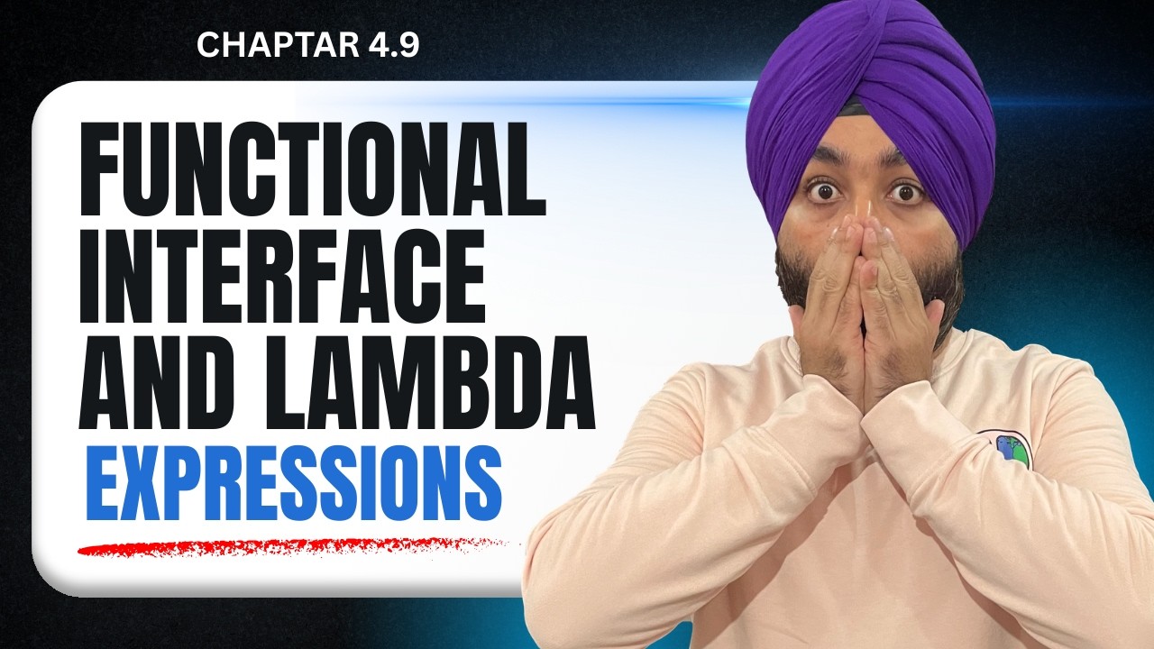 4.9 Functional Interface and Lambda Expression in Java – Complete Guide with Examples (Java 8+)
