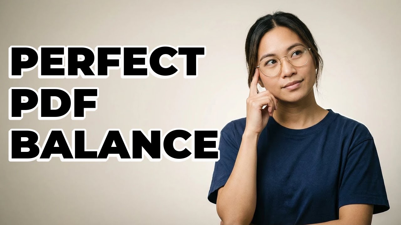 How To Balance PDF Size And Quality?