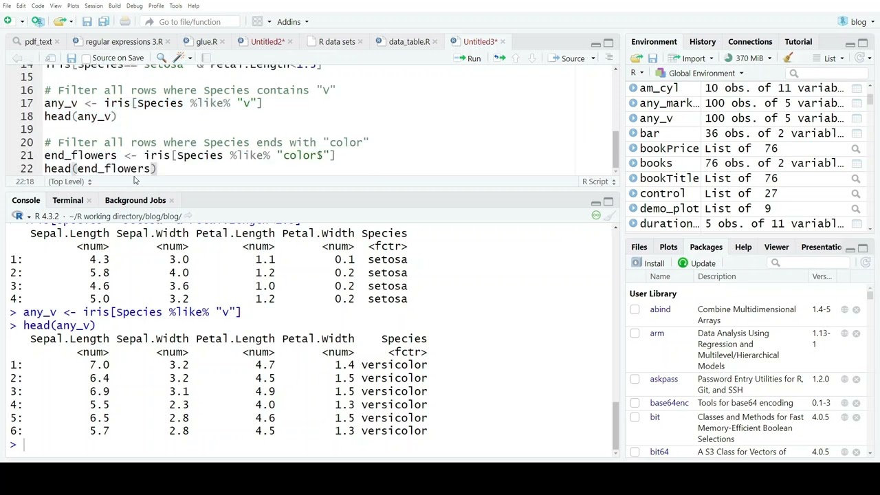 Column Computation with Data Table in R