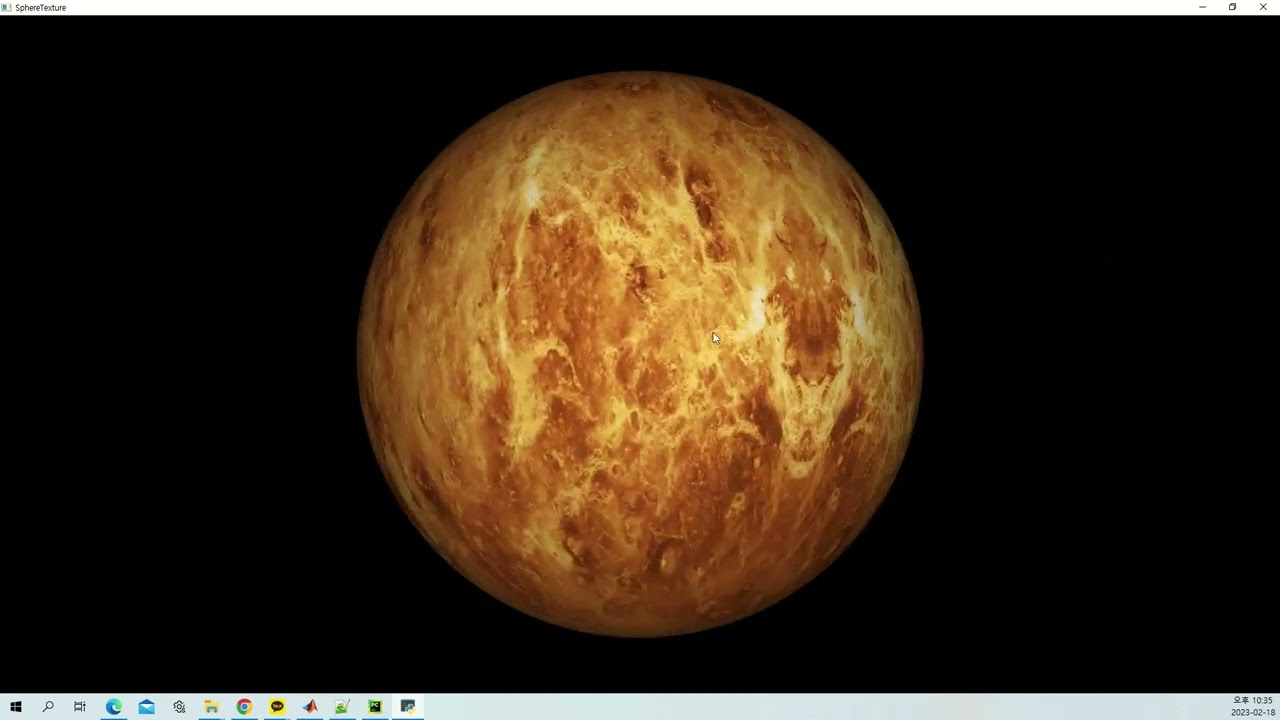VTK Python Example - Venus  Surface