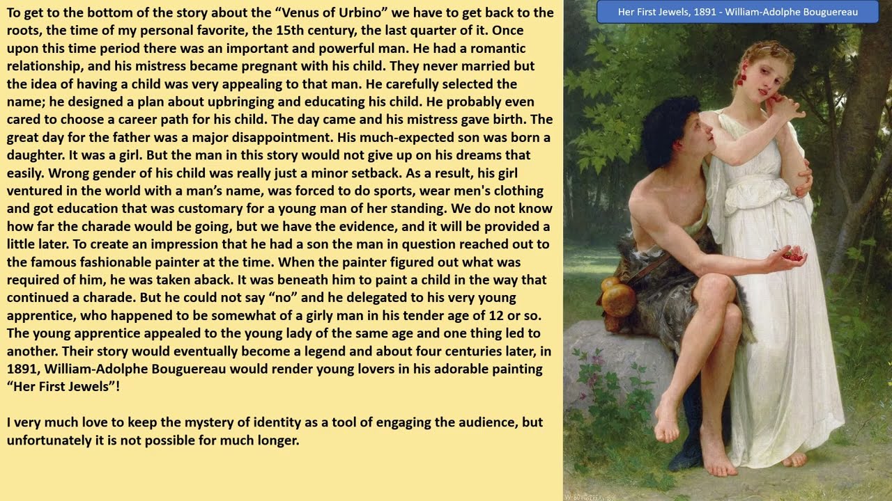 Venus of Urbino special - full length