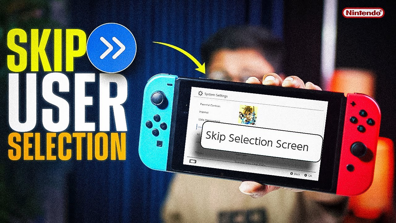 How to Skip User Selection on Nintendo Switch | Turn On Skip User Selection in Nintendo Switch