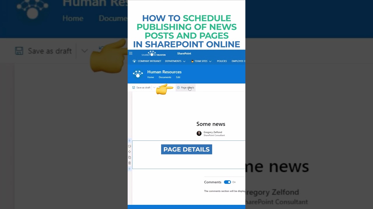 Guide to Scheduling News Posts in SharePoint 2024