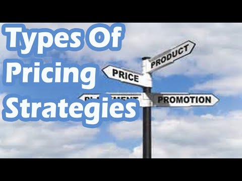 What Are Four Types Of Pricing Strategies