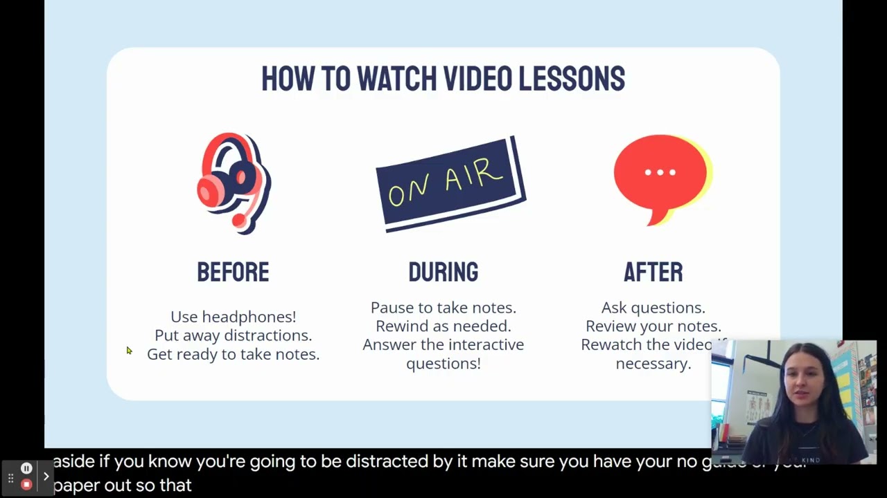 How to Watch Video Lessons