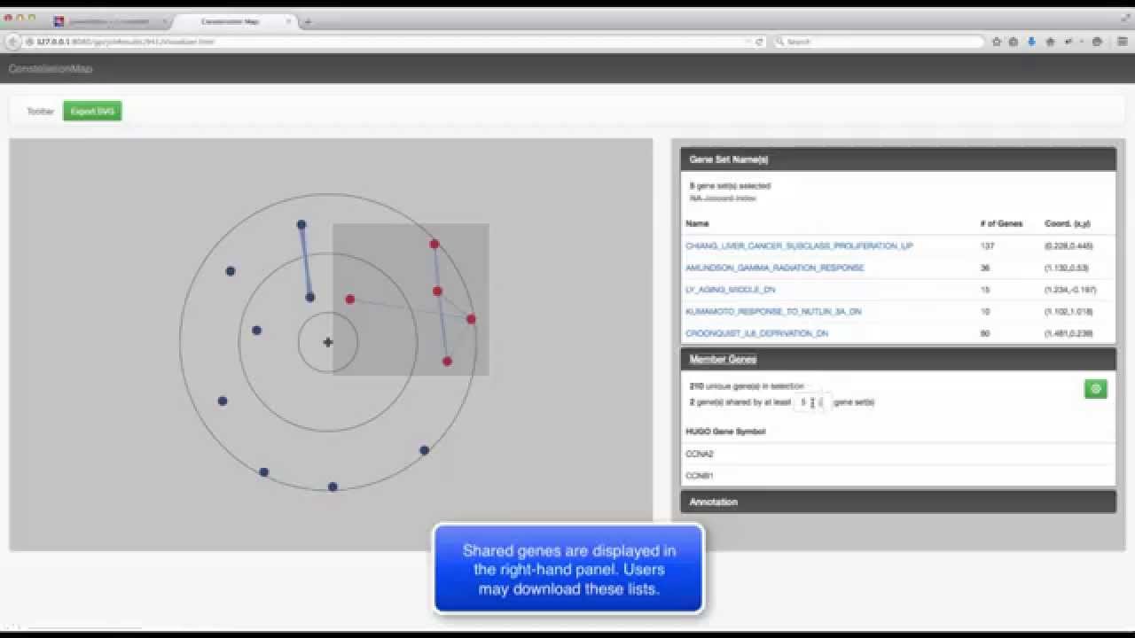 Using the Constellation Map Visualizer
