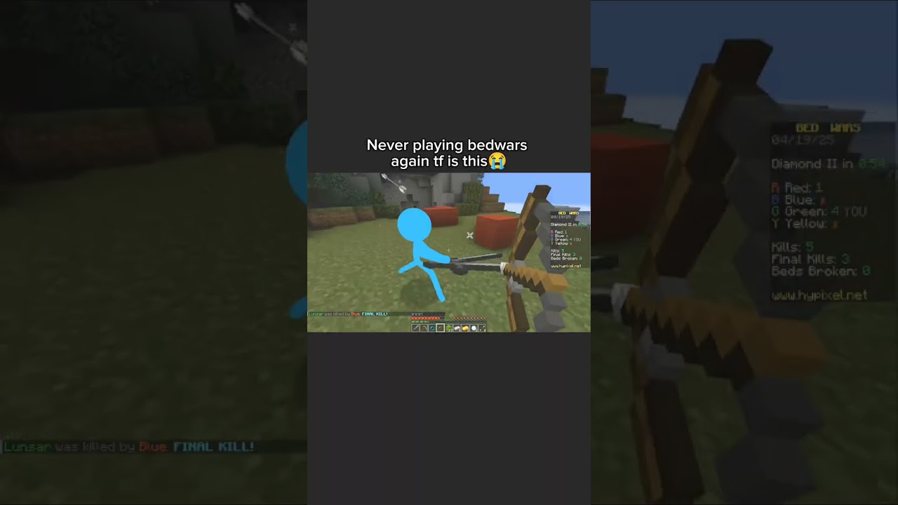 what are these stick figures bro😭 #alanbecker #funny #meme #funnymemes #funnymeme #minecraft #bedwar