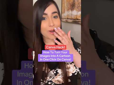 Canva Tutorial - How To Turn Your Images Into A Cartoon In One Click Using This New Canva App! 🤯