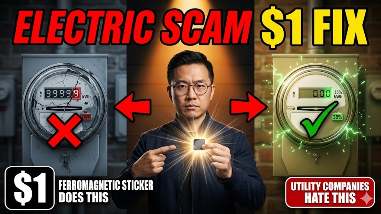 This $1 Sticker on Your Meter Cuts Electric Bill 35%. Why Did Utility Companies Call It ILLEGAL?