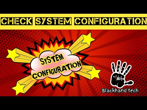 how to see the computer specification | tamil | english subtitles| #blackhandtech