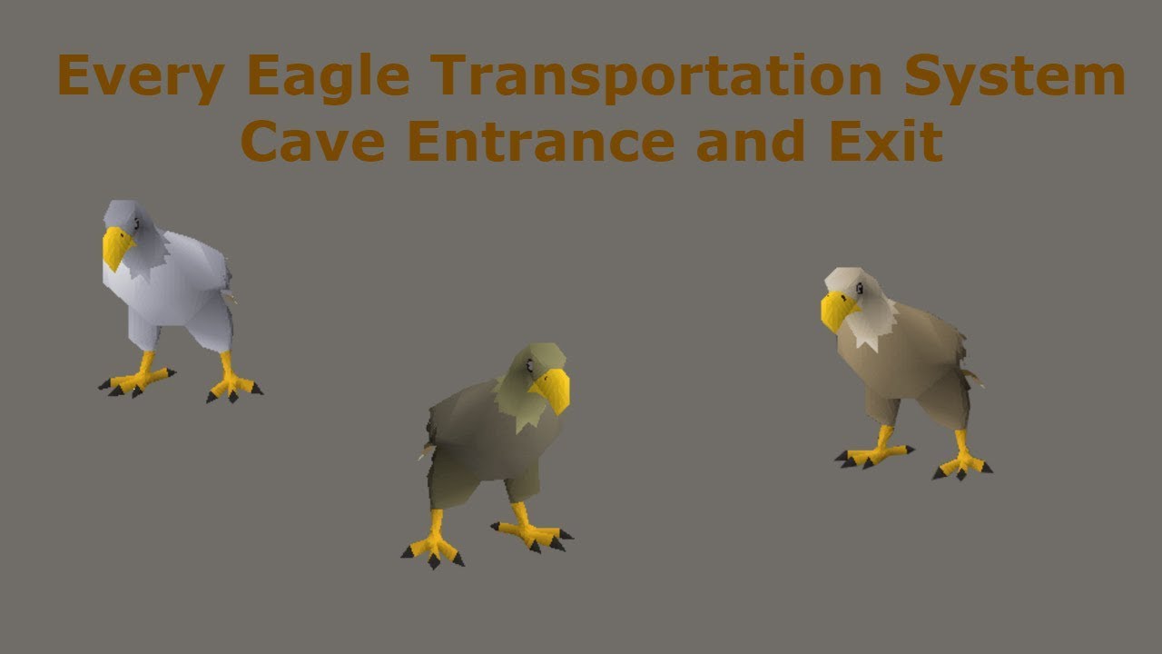 All Entrances and Exits to the Eagle Transportation System in OSRS
