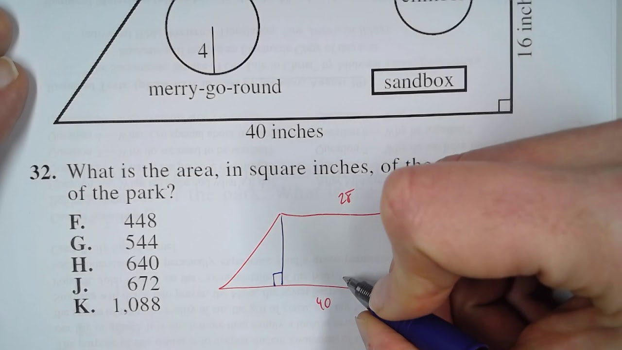 2019 2020 ACT Prep Math #32