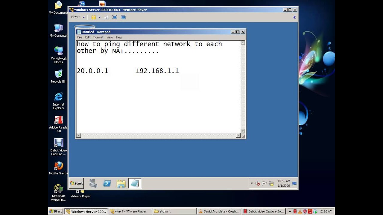 How to configure NAT on server 2008R2