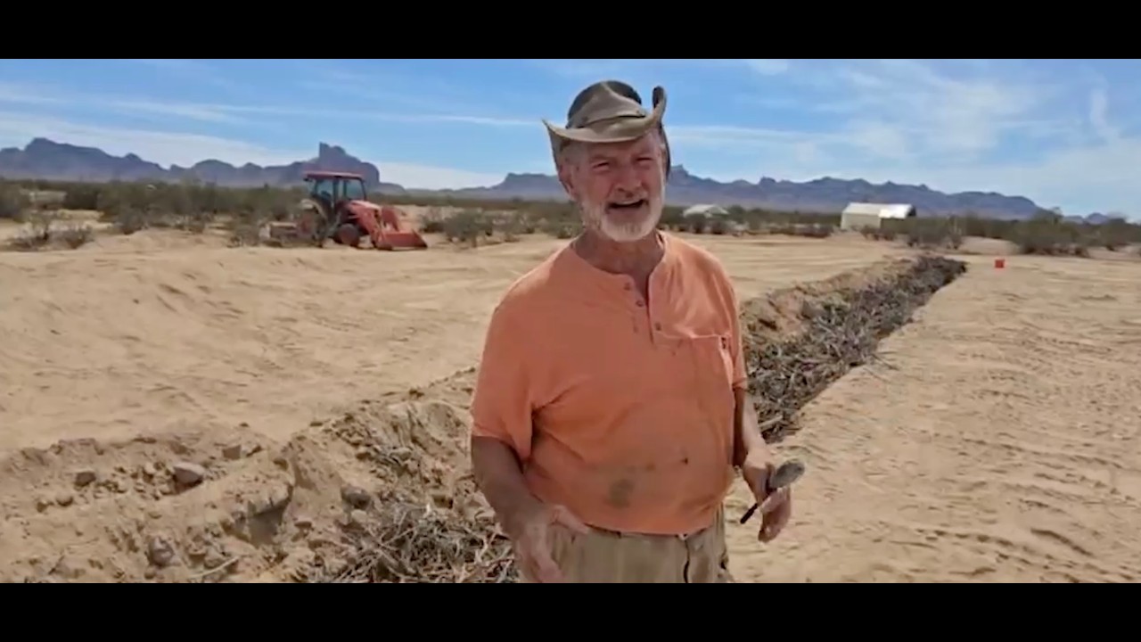 Desert Engineering: Compacted Adobe Pad & Biochar for Orchard