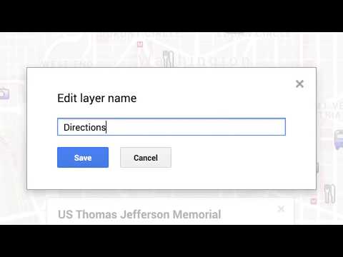 Adding Driving Directions to a Google My Map - Great for Field Trips!