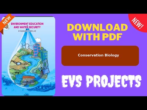 Conservation of Biodiversity -- EVS PROJECT'S__ENVIRONMENT PROJECT PDF'S