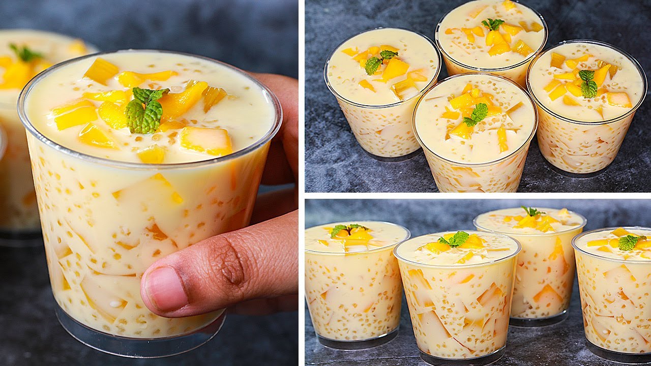Mango sago drinks – Best Cooking recipes In the world